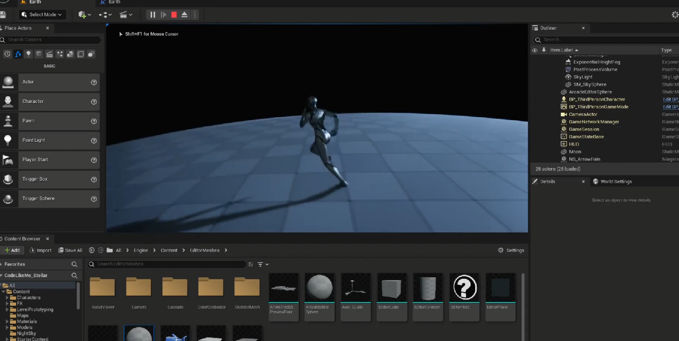 CodeLikeMe Unreal Engine - Stellar Objects *Planet Gravity System* 2026 ...