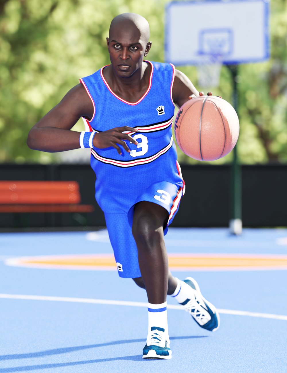 Basketball Hierarchical Poses For Genesis 9 And XI Sports Ball Set 2026 ...