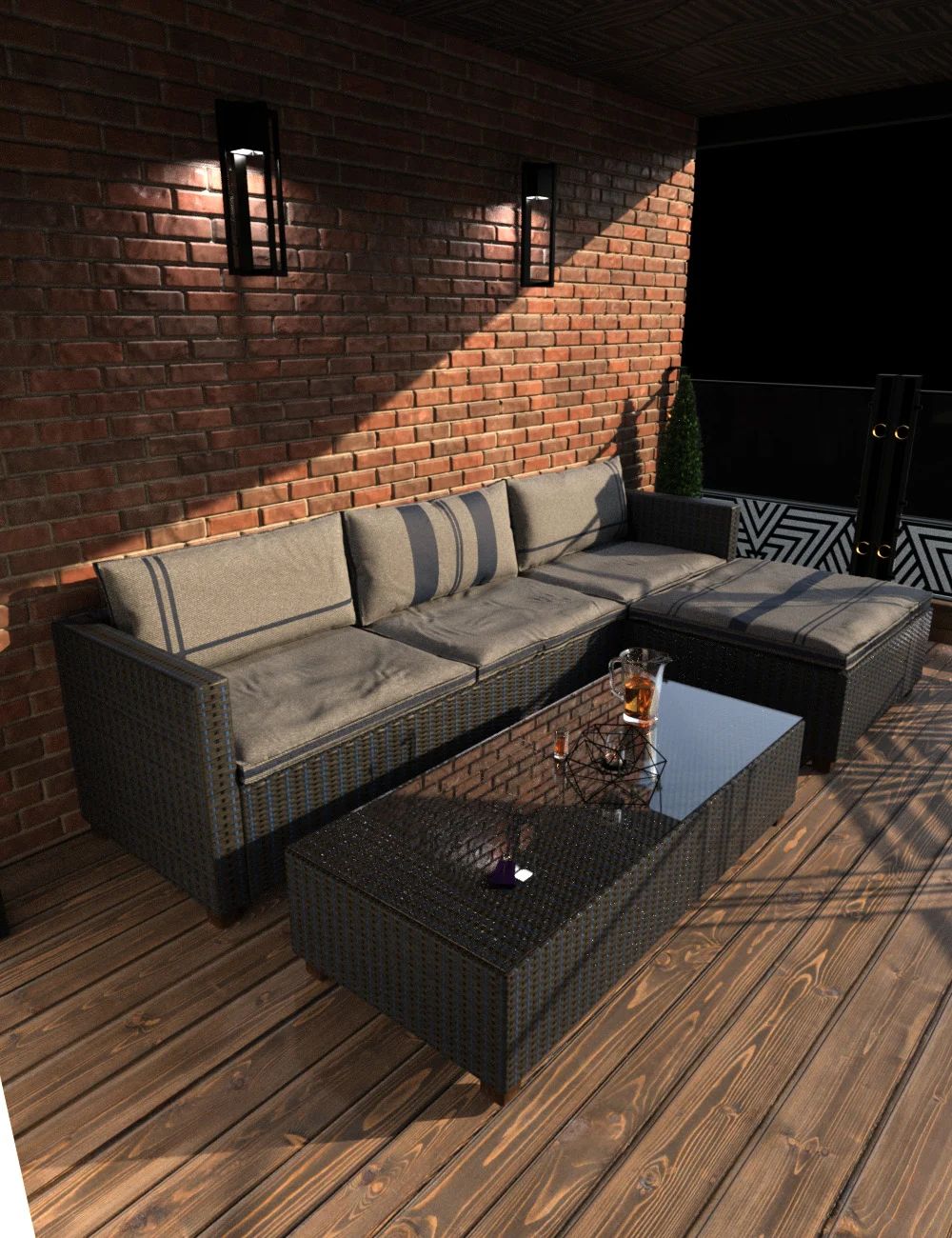 Luxury Hotel Balcony 2026 - Free Daz 3D Models