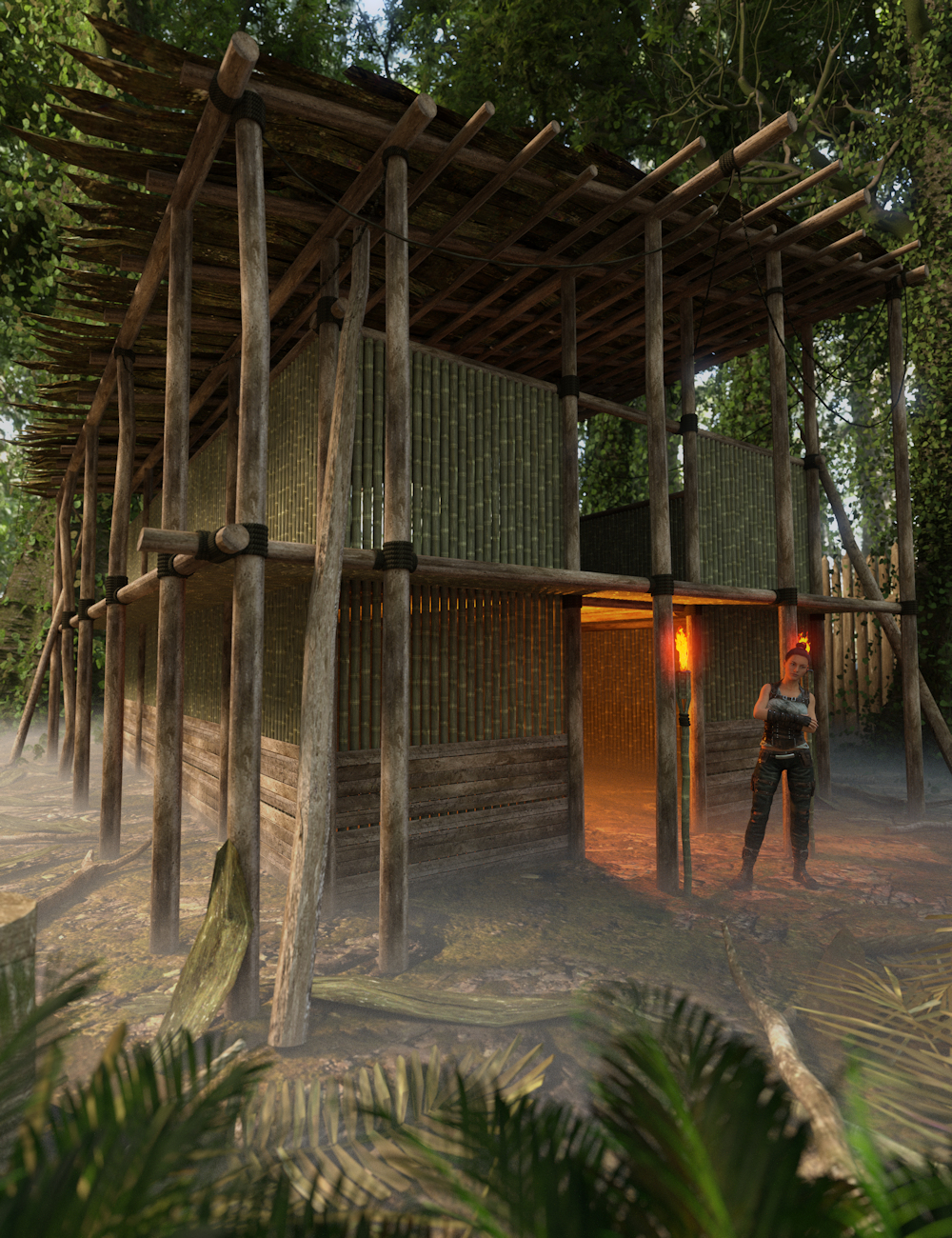 Jungle Buildings Large 2 [Request]