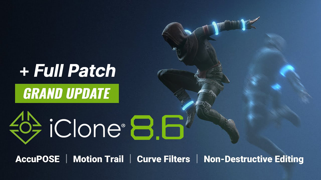 IClone 8.6 + Full Patch 2025 - Free Daz 3D Models