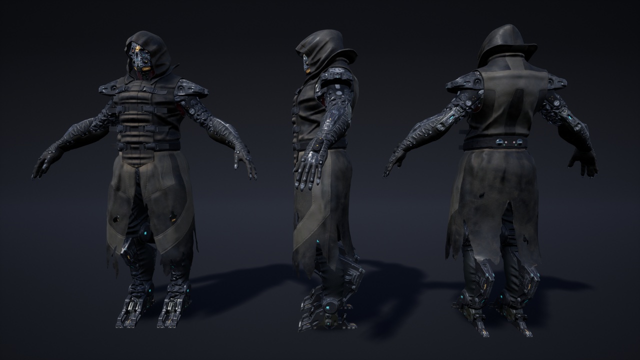 Sci-Fi Character 06 (Necromancer) 2025 - Free Daz 3D Models