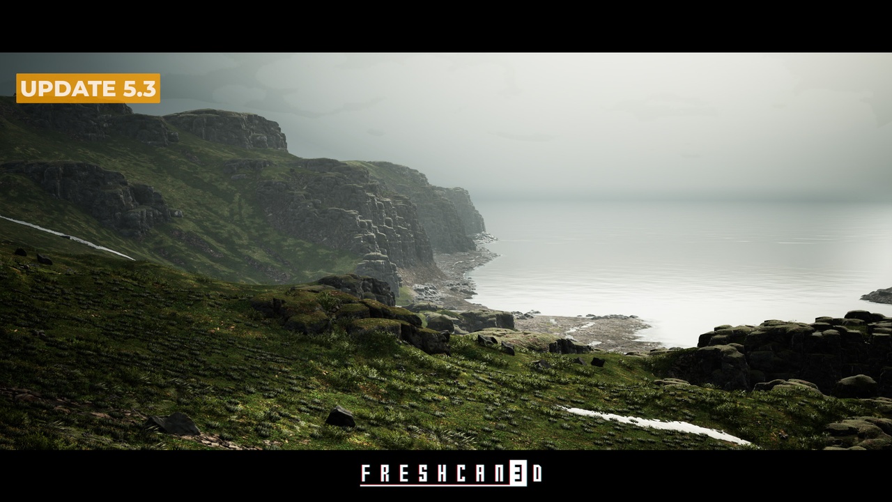 Northern Island Landscape Pack 4x4 Km 2025 - Free Daz 3D Models