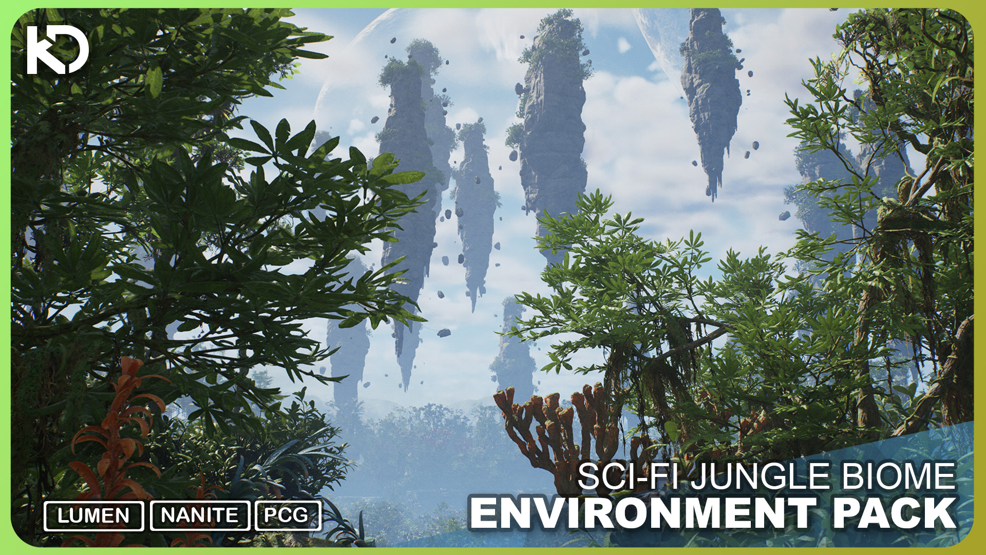 Scifi Jungle Biome 2026 - Free Daz 3D Models