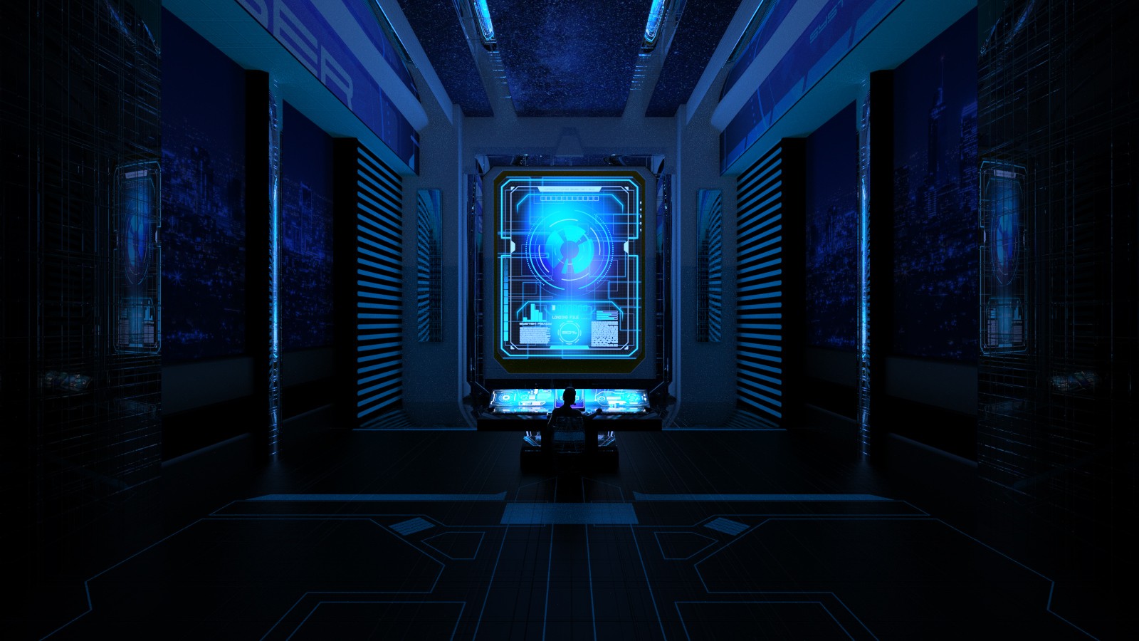 Sci-fi Computer Room [Request]