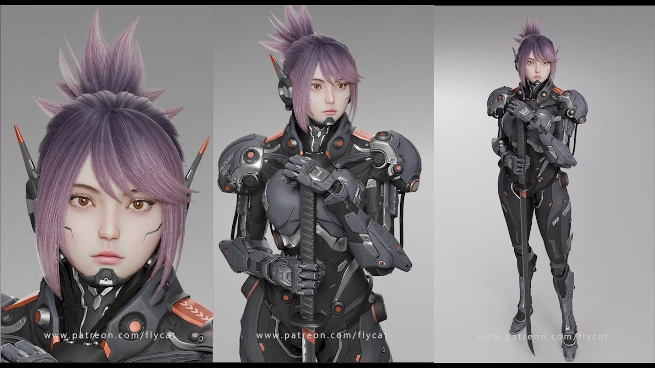 Robot Girl 2025 - Free Daz 3D Models