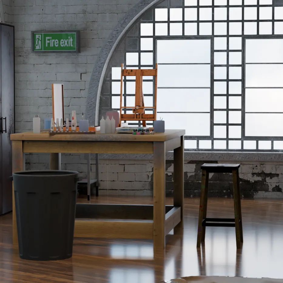 Art Studio(Blender) 2025 - Free Daz 3D Models