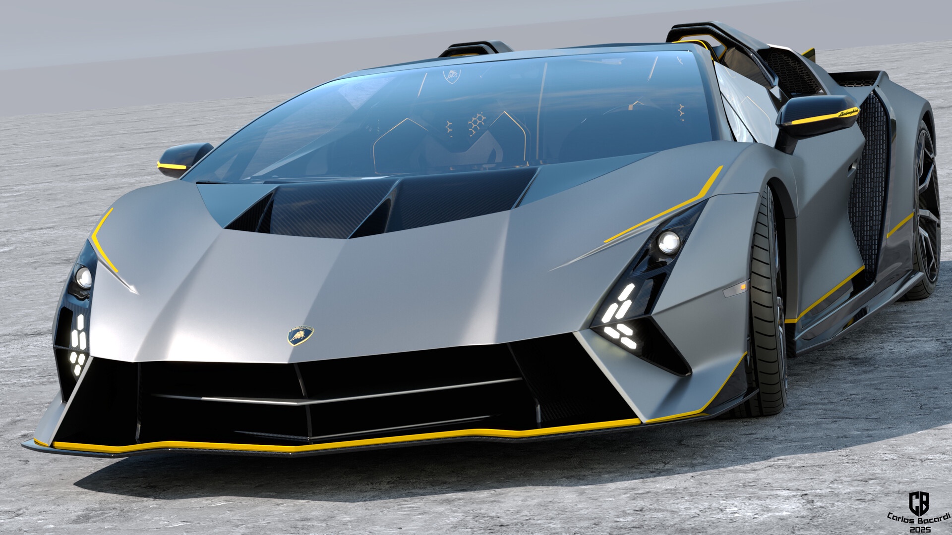 3DSMax And Obj Lamborghini Autentica 2023 2025 - Free Daz 3D Models