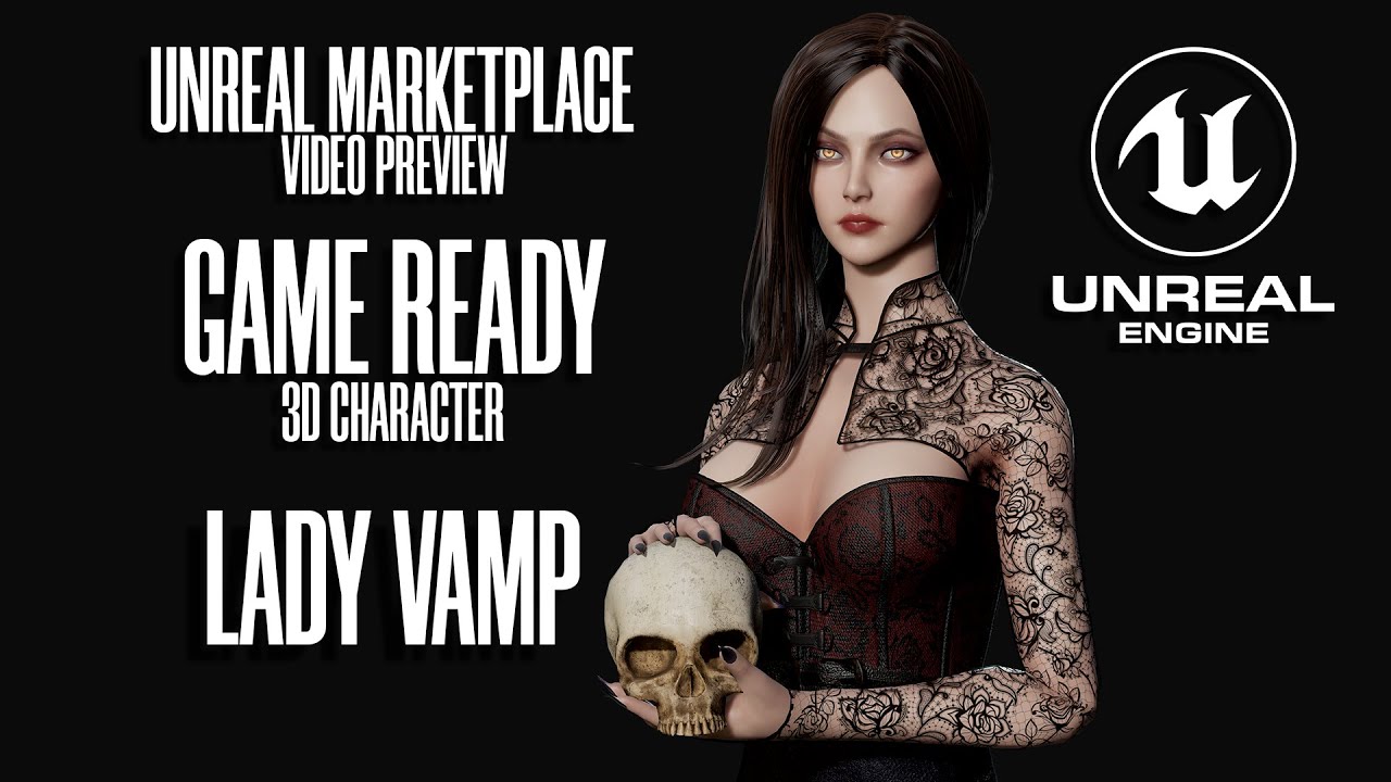 Lady Vamp 2025 - Free Daz 3D Models