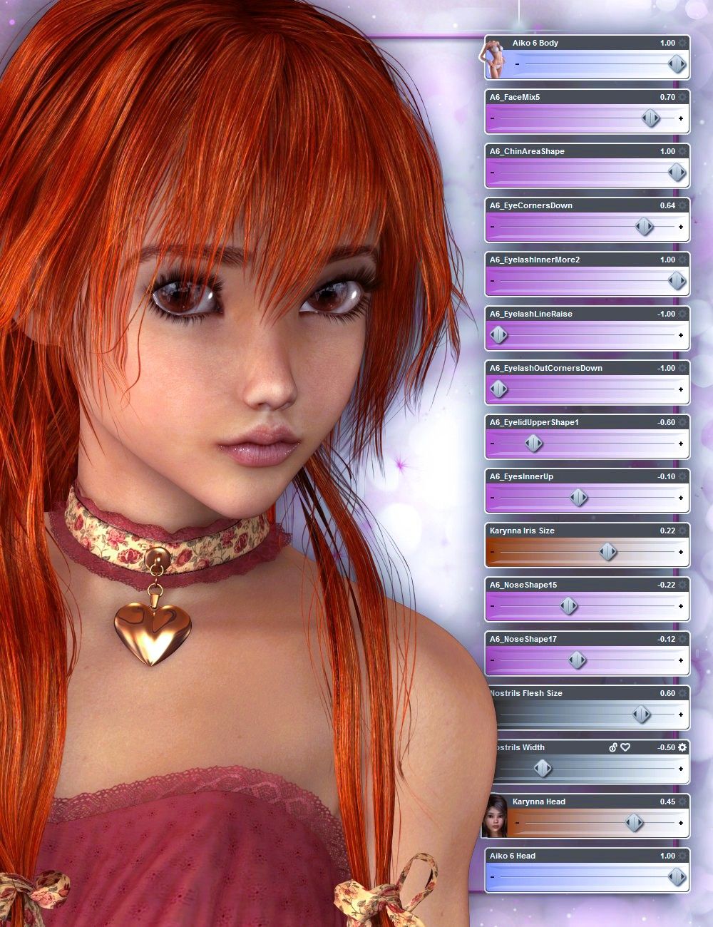 Aiko 6 Face Morph Resource Kit 2026 - Free Daz 3D Models