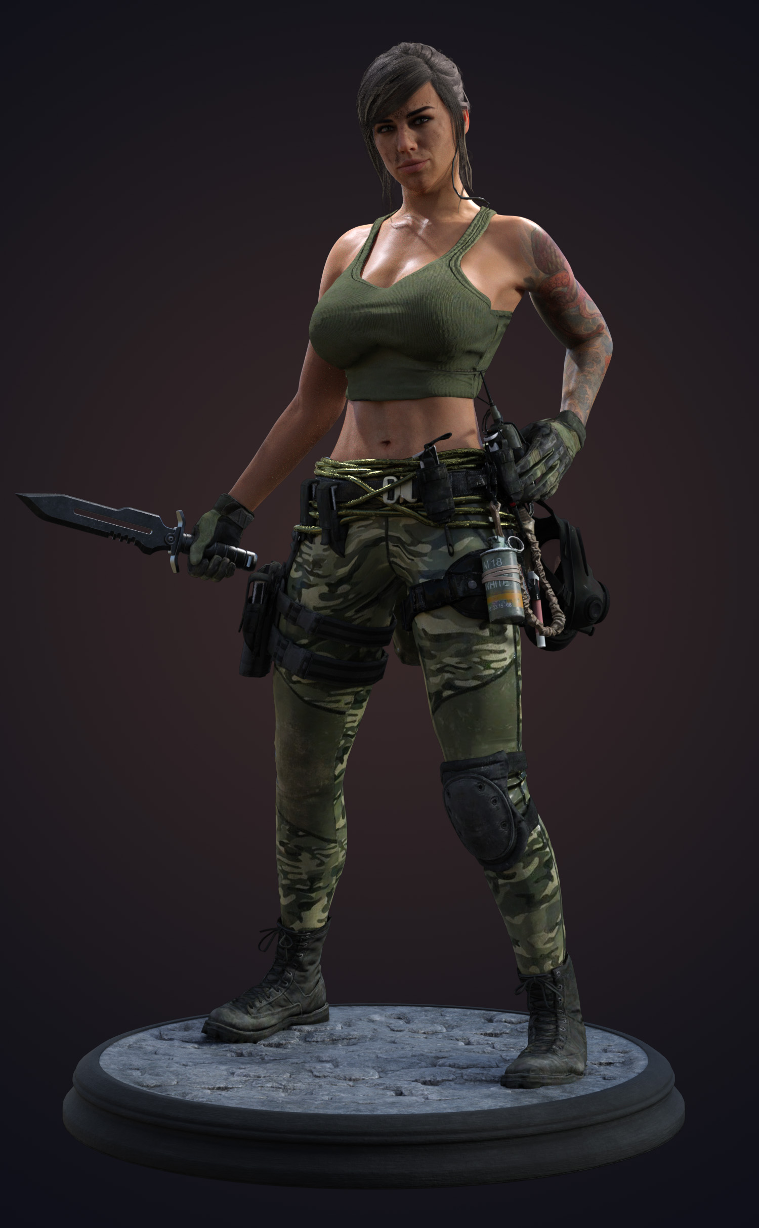 Mara COD MW 2019 Daz G8F 2023 UPDATE (Repost) 2026 - Free Daz 3D Models