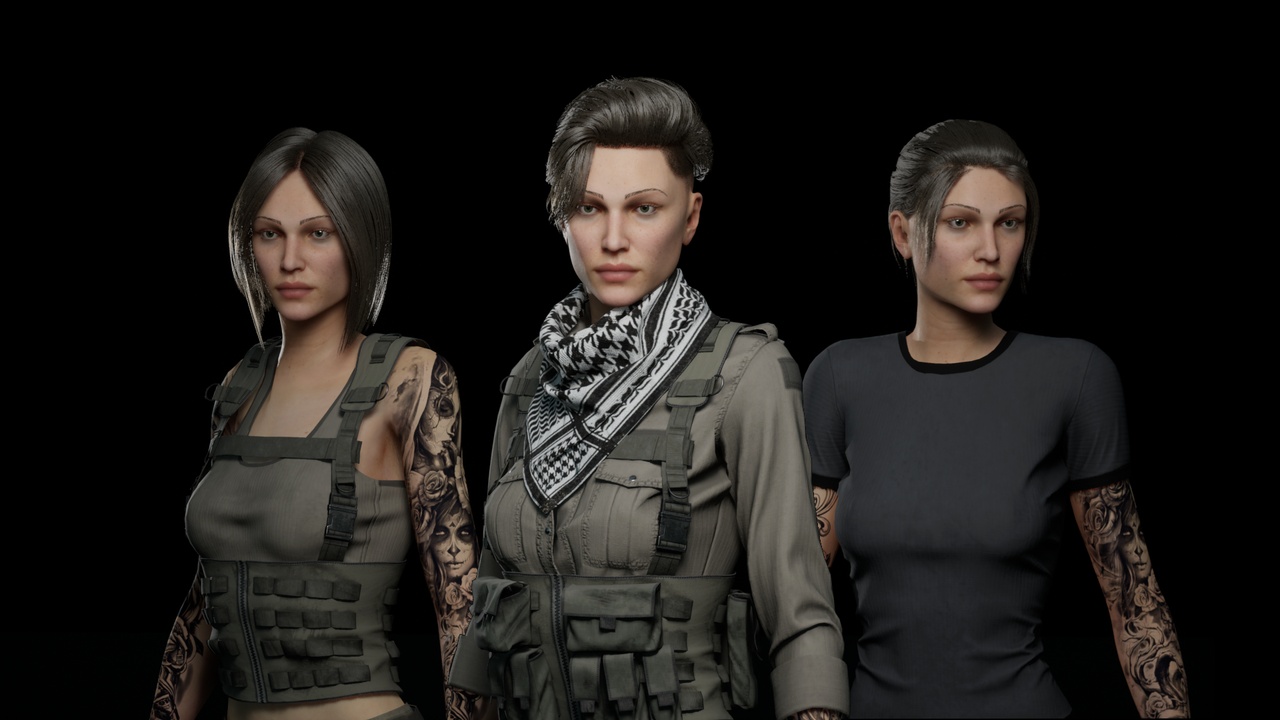 Modular Female Soldier 2025 - Free Daz 3D Models