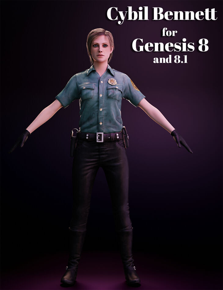 Cybil Bennett For Genesis 8 And 8.1 Female 2025 - Free Daz 3D Models