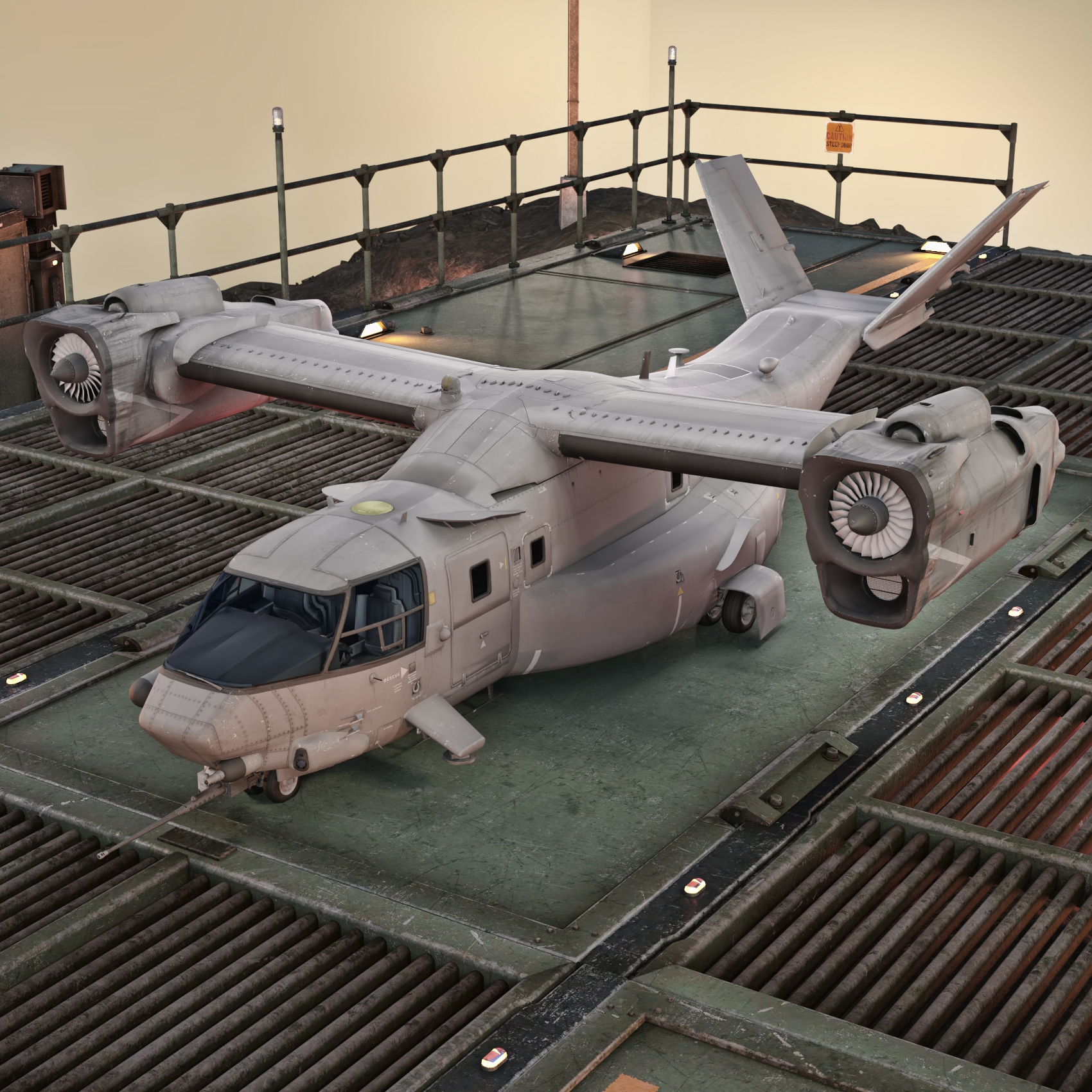 MV 38 VTOL Plane Cod For Daz3D [Request]
