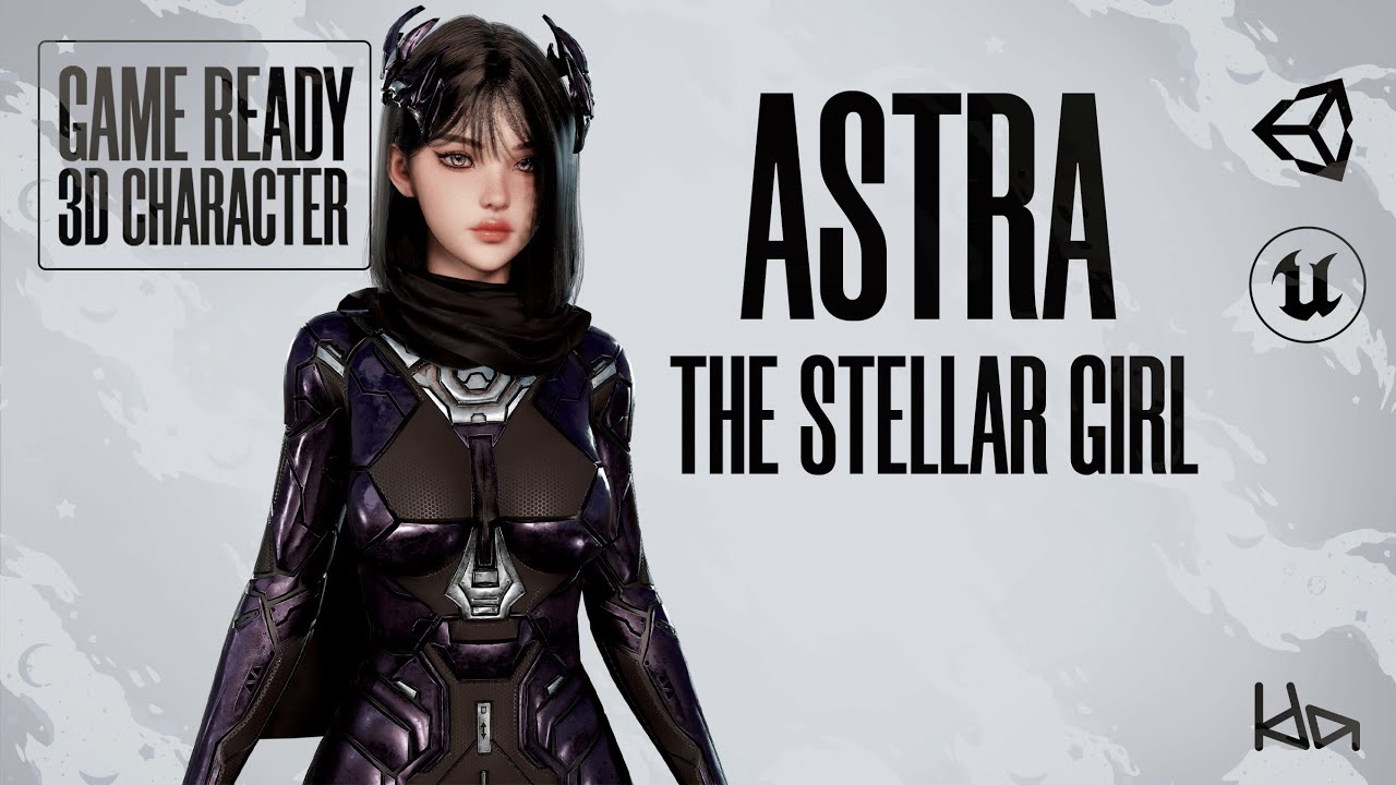 Stellar Girl Astra 2025 - Free Daz 3D Models