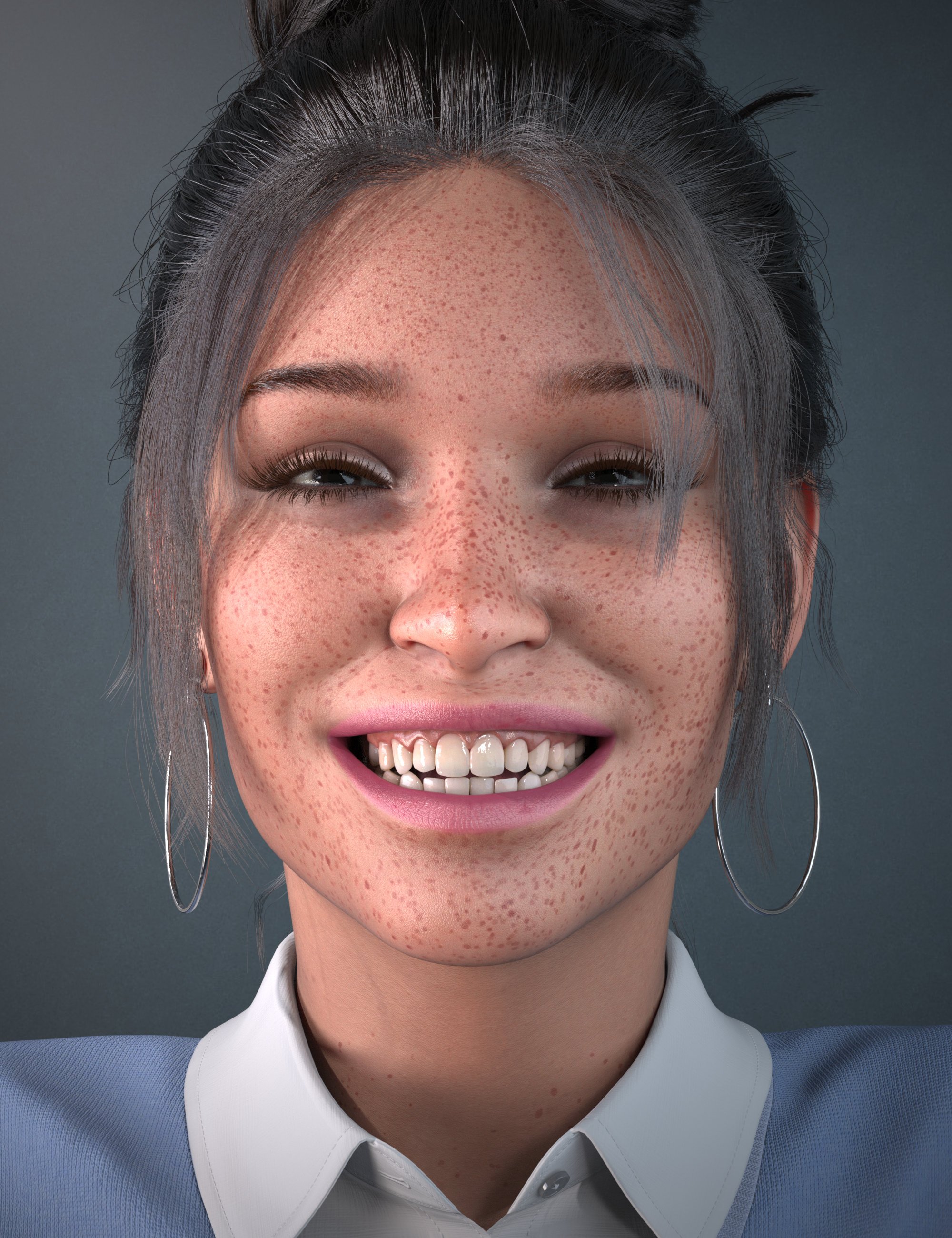 NG Freckles For Genesis 9 And Merchant Resource 2026 - Free Daz 3D Models