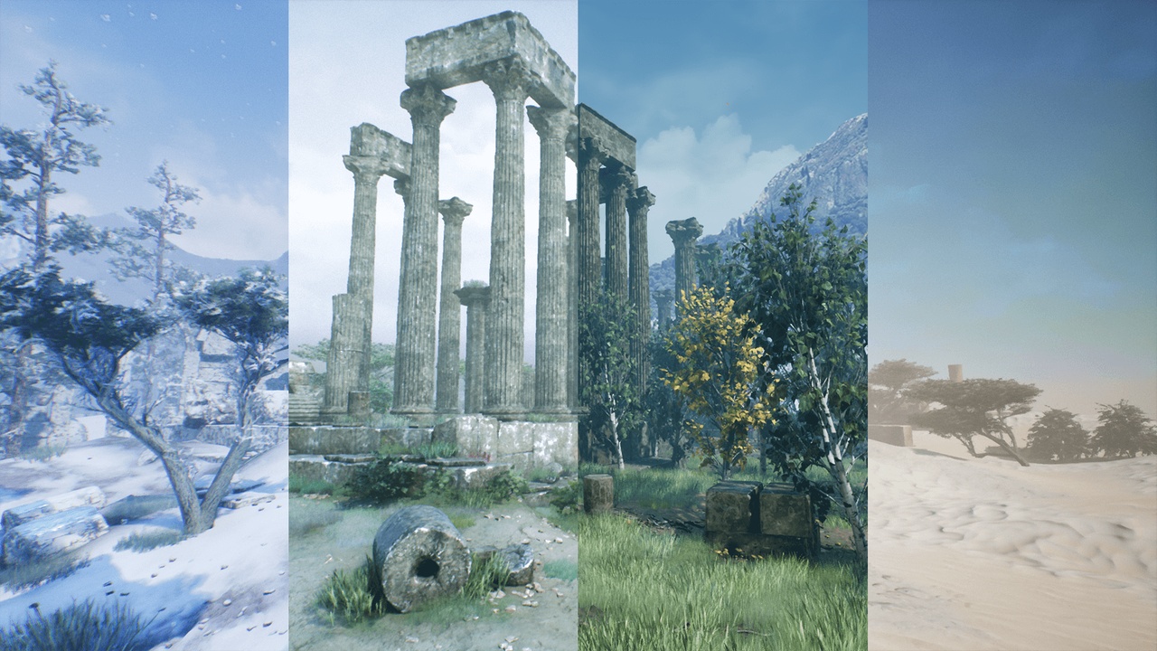 [UE5] Modular Ancient Ruins 2026 - Free Daz 3D Models