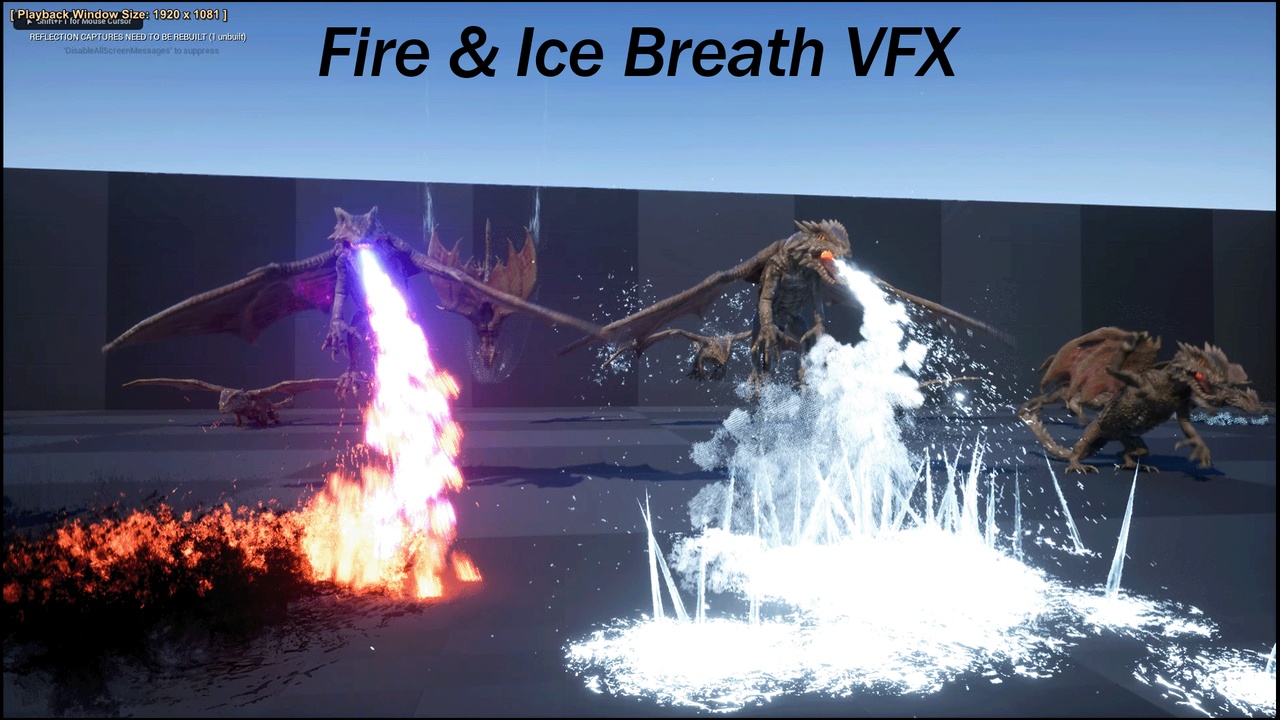 Dragon VFX Fire Ice 2025 - Free Daz 3D Models