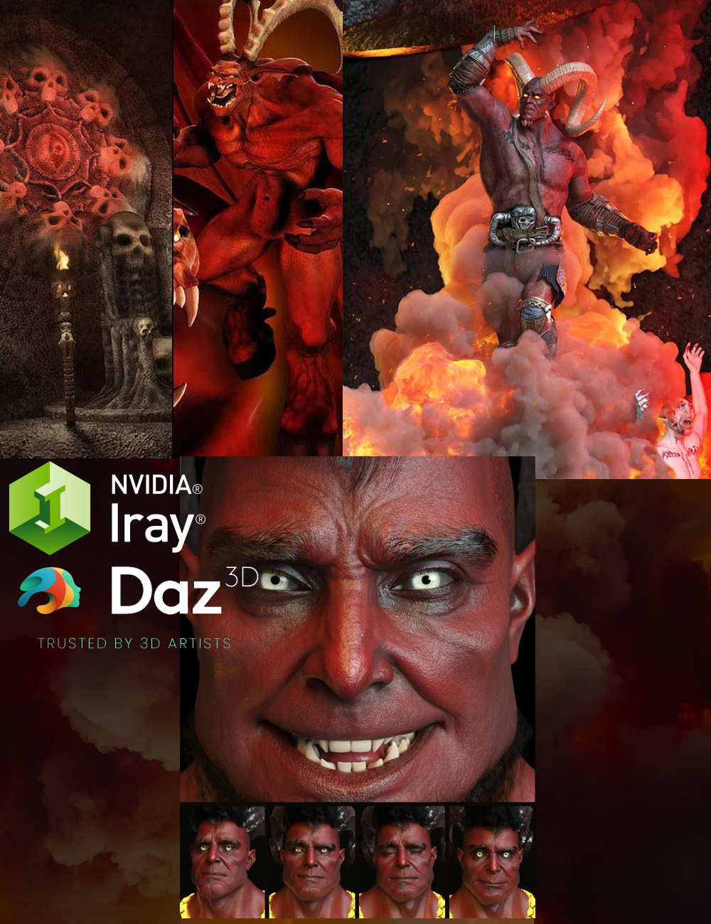 Summoned Demon Mega Bundle 2025 - Free Daz 3D Models