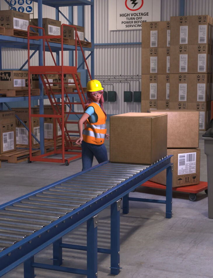 FG Packing Warehouse Bundle Repost 2025 - Free Daz 3D Models