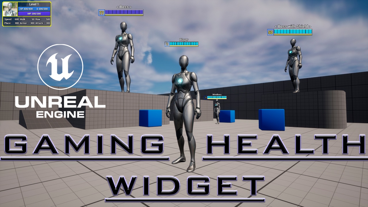 Gaming Health Widget 2025 - Free Daz 3D Models