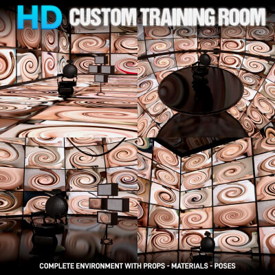 HD Training Hypno Room Custom Environment 2026 - Free Daz 3D Models