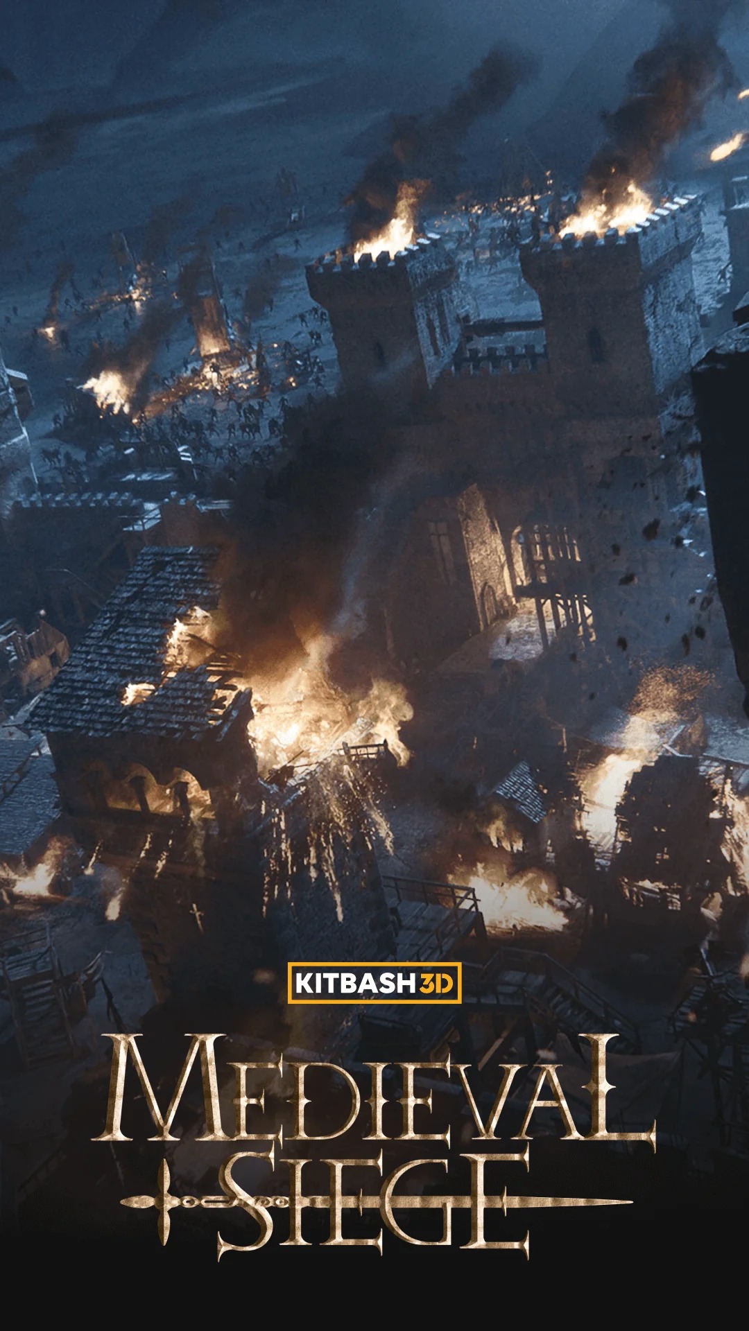 Kitbash3D Medieval Siege - DAZ STUDIO Conversion 2025 - Free Daz 3D Models