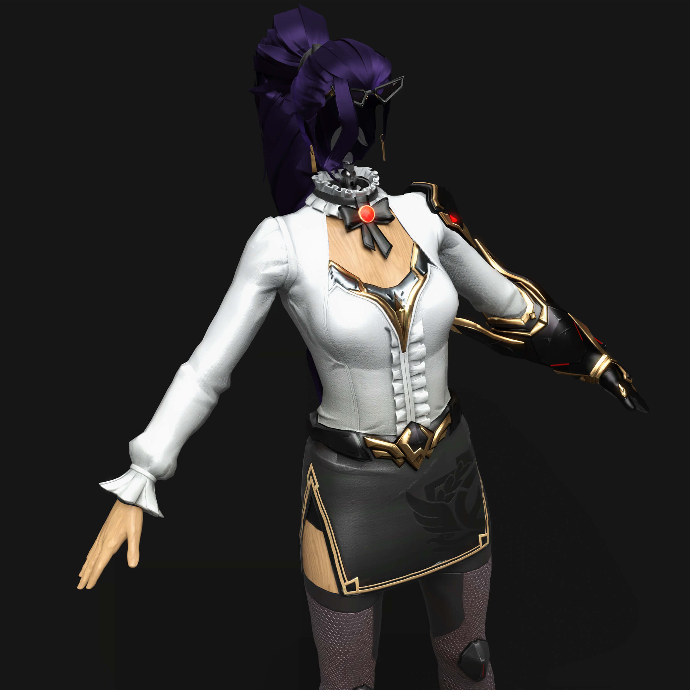 DForce OW2 Principal Lacroix Outfit G8F 2026 - Free Daz 3D Models