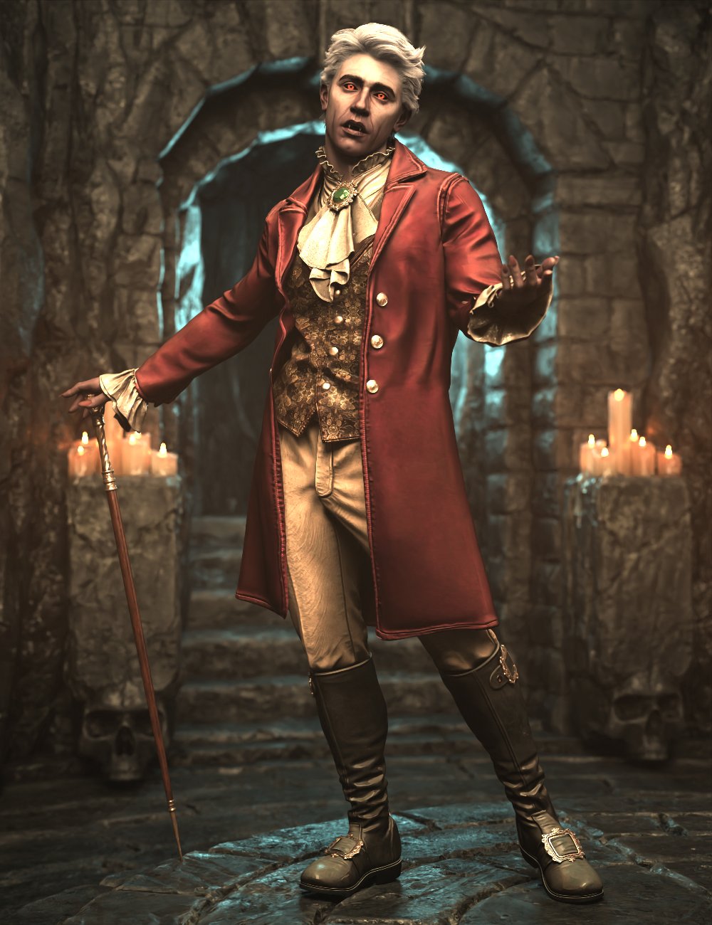 Slept So Long: An Elder Vampire Outfit HD And DForce For Genesis 9 2026 ...