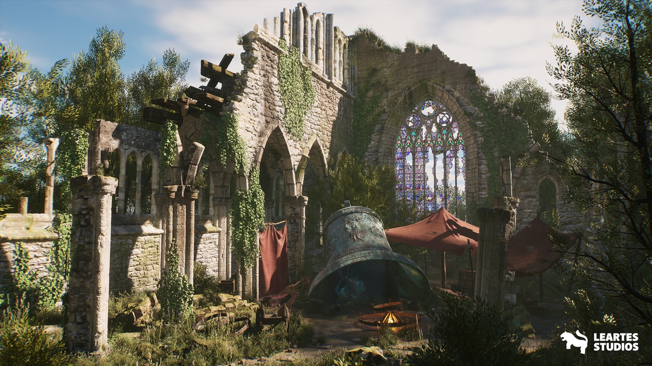 Bandit Abbey Environment ( Bandit Abbey Castle Medieval Medieval ...