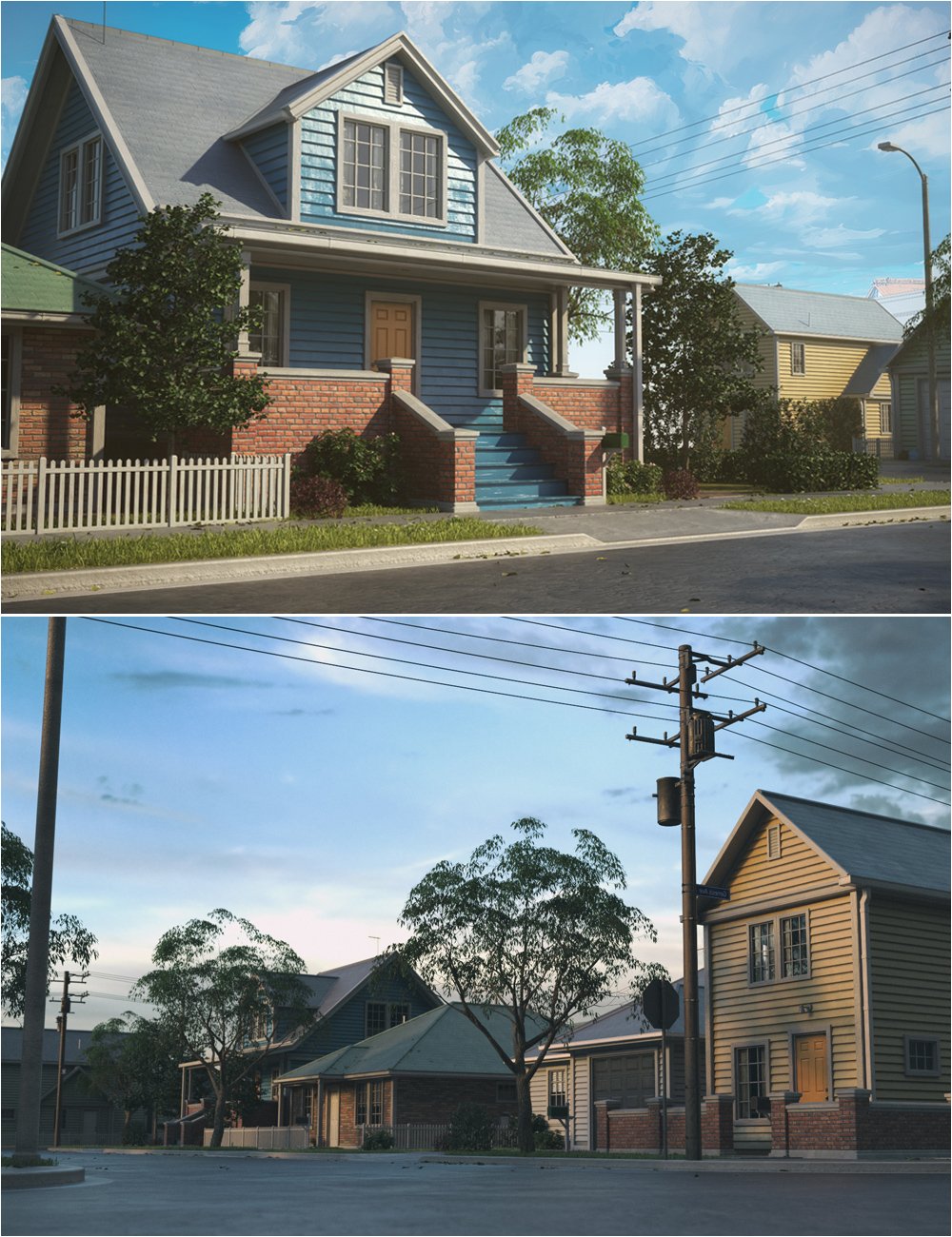 The Suburbs 2026 - Free Daz 3D Models