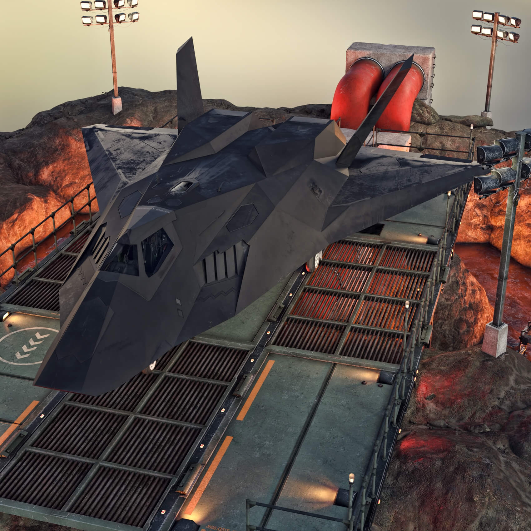 F117 Stealth Fighter Plane CoD For Daz3D [Request]