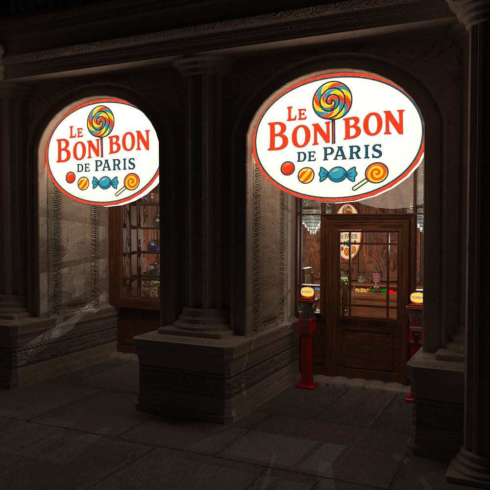 PARIS - Candy Store For Daz Studio [Request]