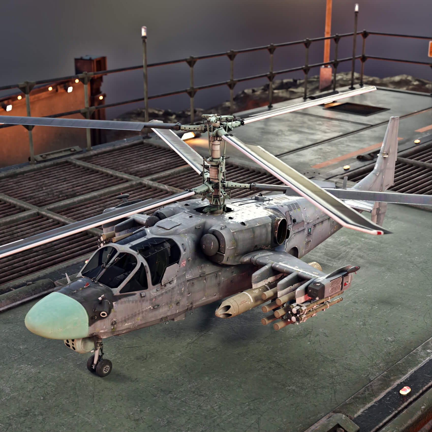 Kamov KA52 Attack Helicopter Wt For Daz3D [Request]