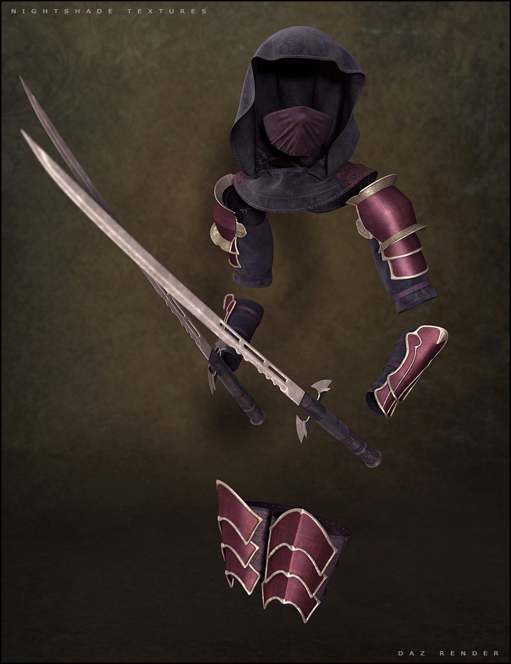 Fantasy Armor Accessories For Genesis 2 Female(s) 2026 - Free Daz 3D Models