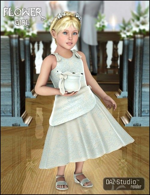 Kids 4 Flower Girl 2026 - Free Daz 3D Models