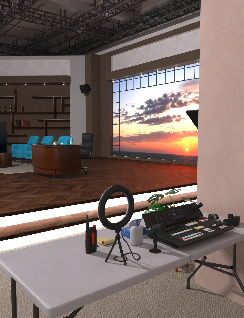 FG Morning Talk Show 2026 - Free Daz 3D Models