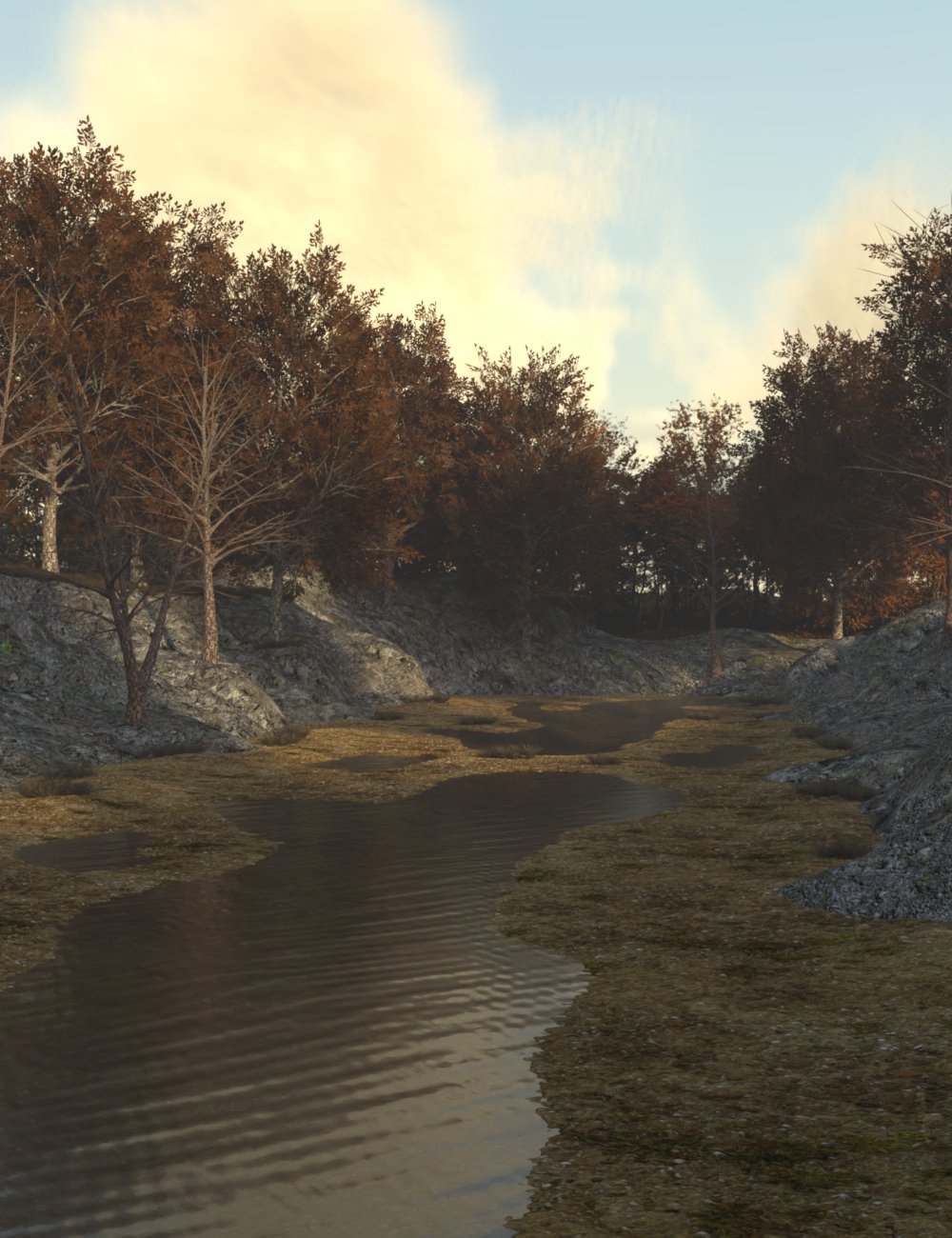 Desolate Stream 2026 - Free Daz 3D Models