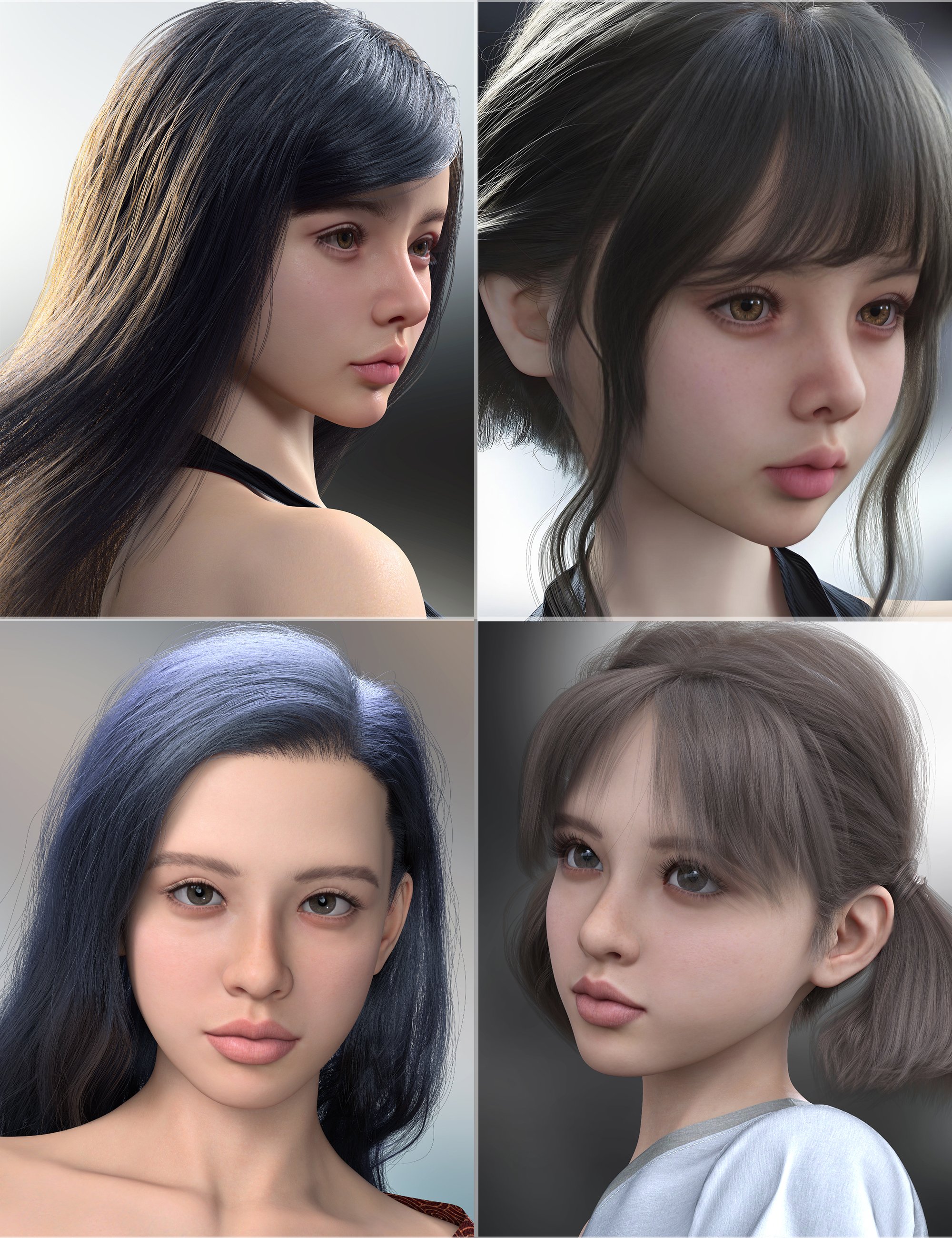 Vo Siri And Young, And Vo Rook And Young HD For Genesis 9 Character ...