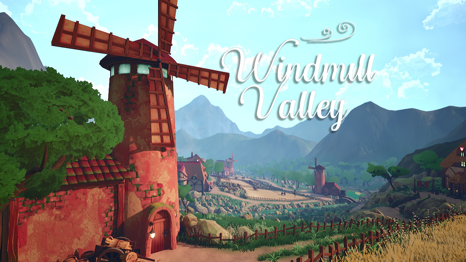 Stylized Windmill Valley Environment 2026 - Free Daz 3D Models