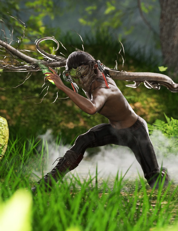 Druids Realm Hierarchical Poses For Genesis 9 And NDFP Druid ...