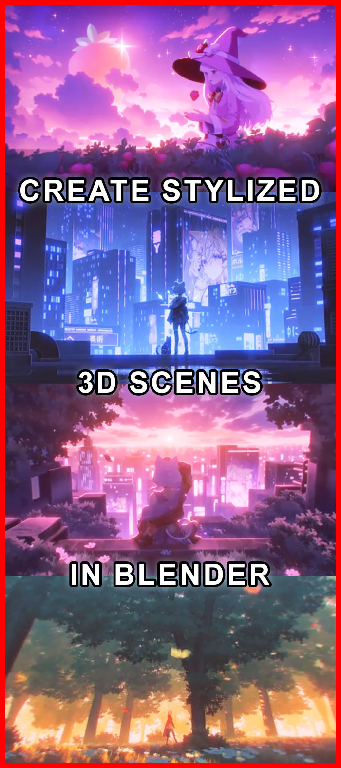 CREATE STYLIZED 3D SCENES IN BLENDER [Request]