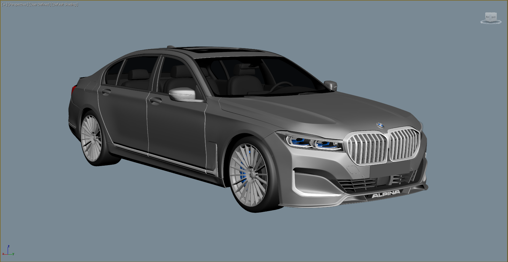 BMW Alpina B7 2020 3D Model 2026 - Free Daz 3D Models