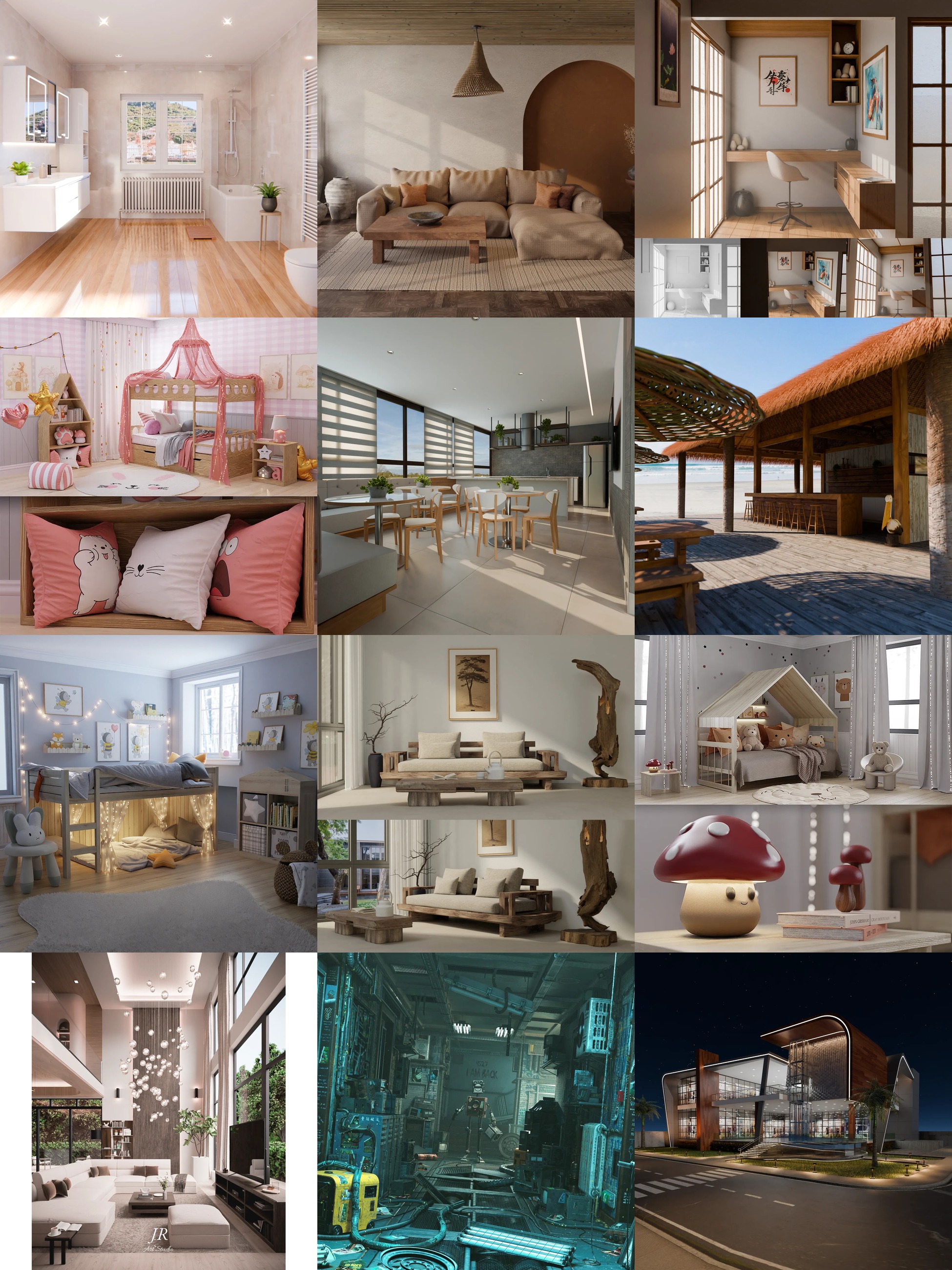 [Blender] BlenderKit Scenes Pack #15 2026 - Free Daz 3D Models