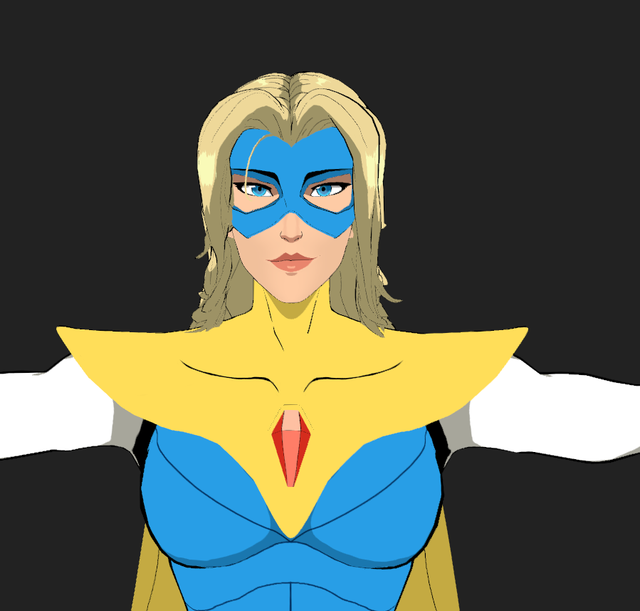 DISPATCH Blonde Blazer 3d Model (BLENDER Model) [Request]