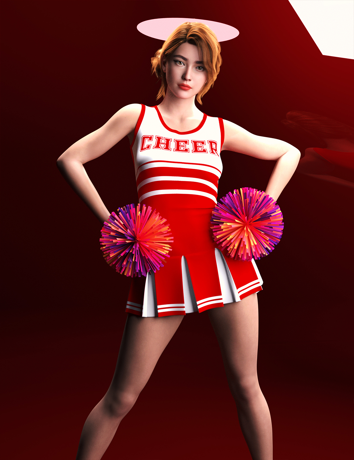 DForce RQL Varsity Cheer Girl Outfit G8F & G8.1F-Bundle 2026 - Free Daz ...