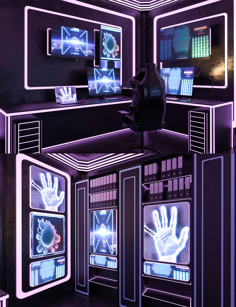 Neon Room 2026 - Free Daz 3D Models