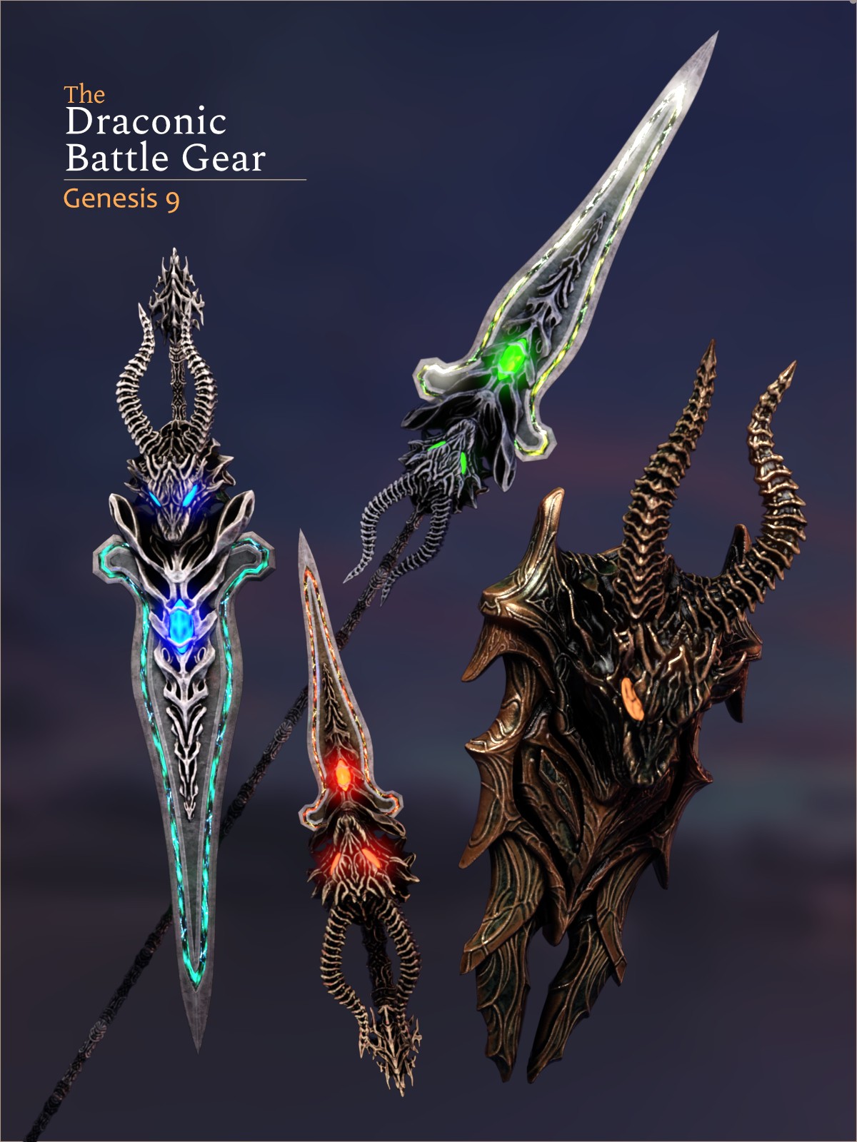 The Draconic Battle Gear - For Genesis 9 [Request]