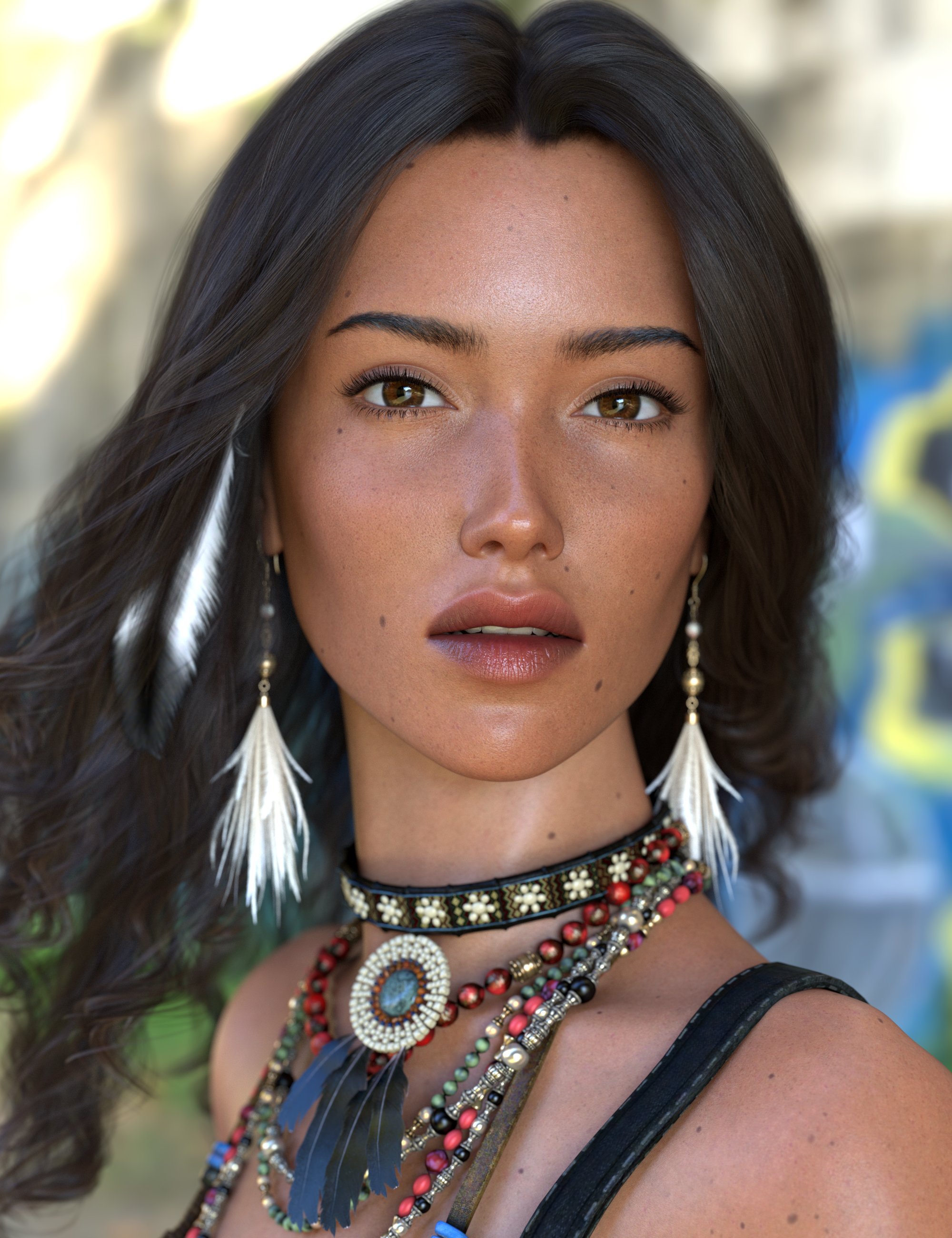 Naturally Bending Aleda HD For Genesis 9 Feminine 2026 - Free Daz 3D Models