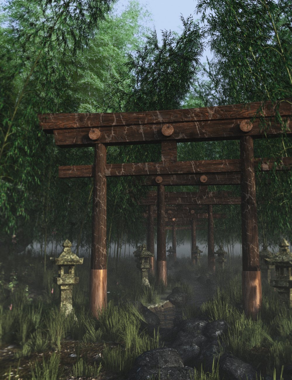 Kyoto's Emerald Maze 2026 - Free Daz 3D Models